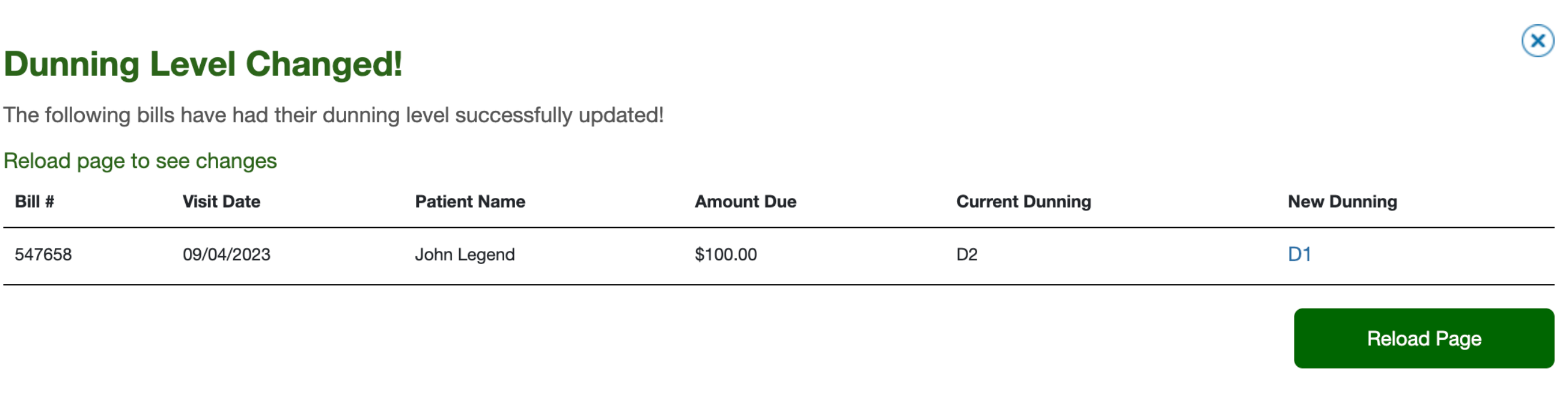 How to manage the dunning level of a bill – Flywire Healthcare