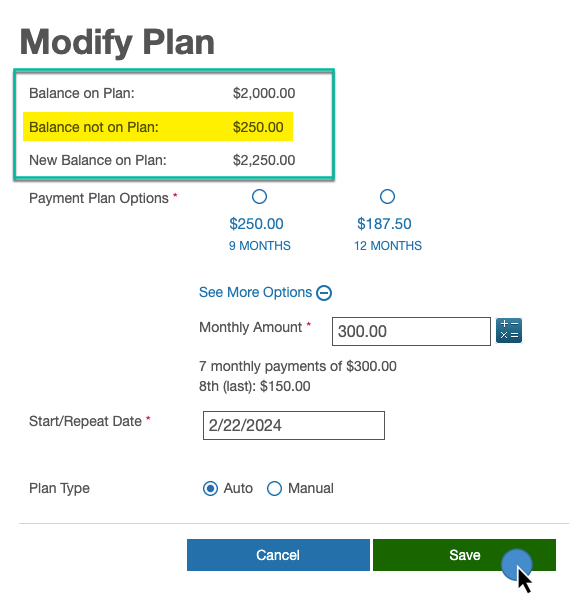 How to add new visits to a current payment plan – Flywire Healthcare