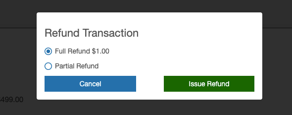 How to create a partial refund – Flywire Healthcare