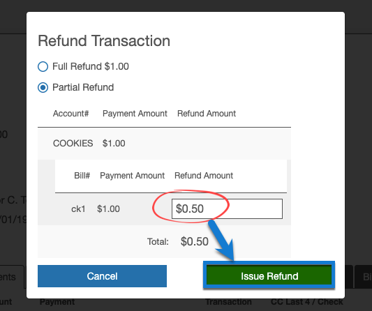 How to create a partial refund – Flywire Healthcare