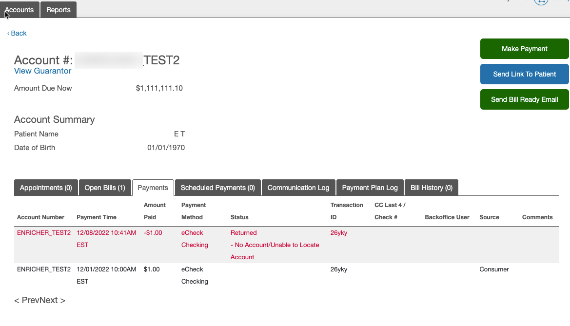 How can I tell if a check was returned? – Flywire Healthcare